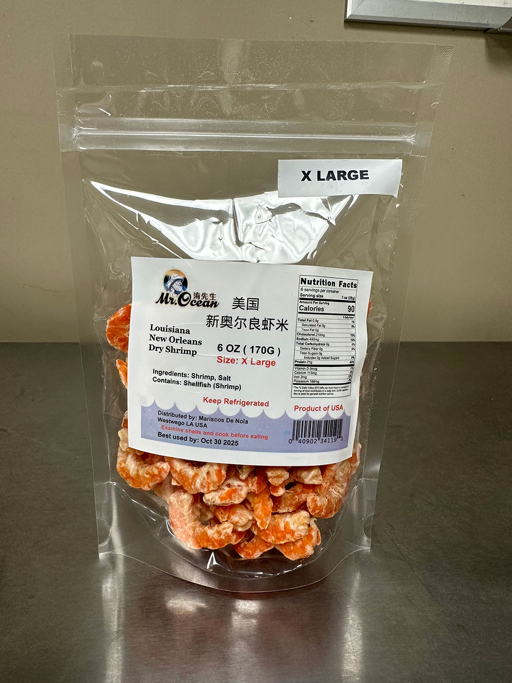 Mr Ocean – Dried Shrimp – Mariscos de NOLA